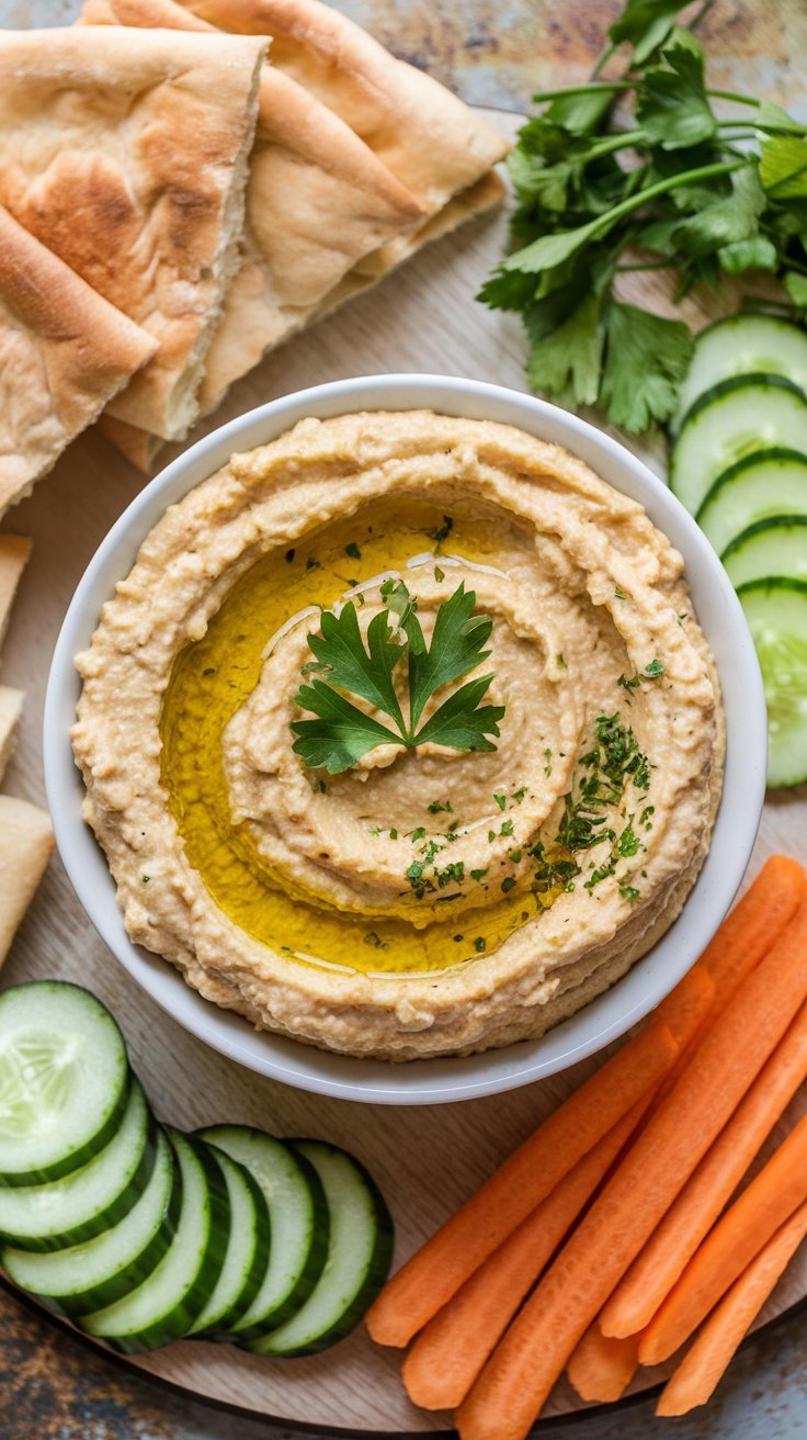 Garlic Hummus Recipe: A Flavorful and Creamy Dip – Gorilla-FitnessWatches