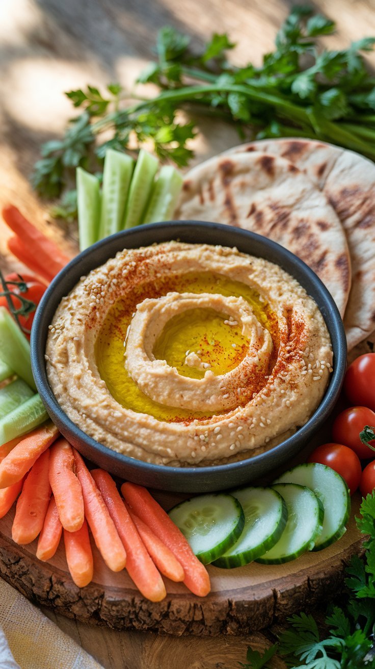 Garlic Hummus Recipe: A Flavorful and Creamy Dip – Gorilla-FitnessWatches