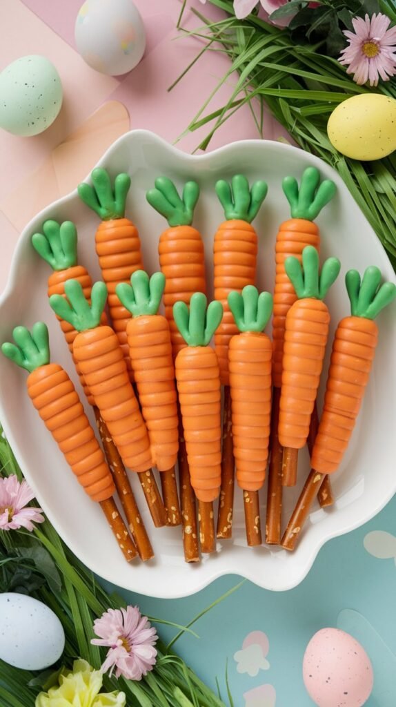 Carrot-Shaped Candy Pretzels: A Fun and Festive Easter Treat – Gorilla ...