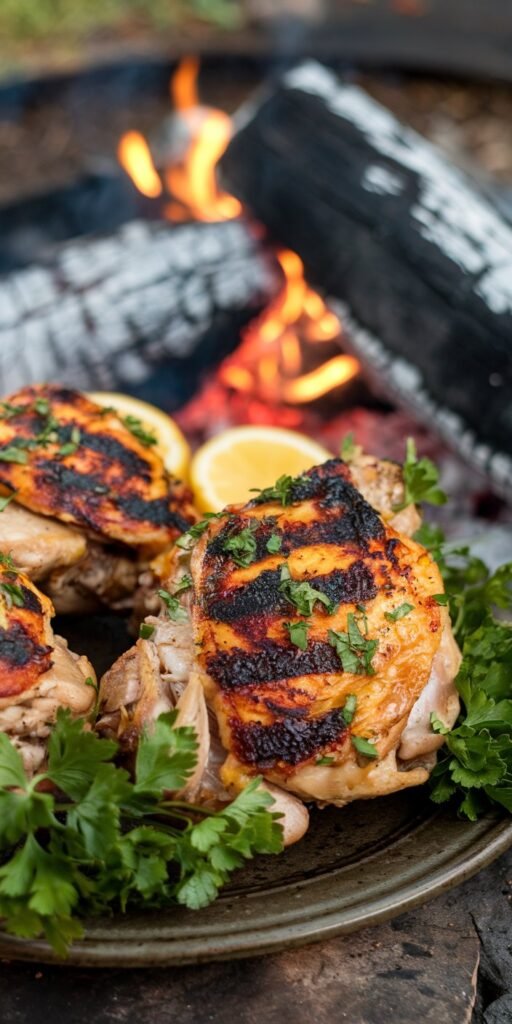 Campfire Lemon Herb Chicken Thighs – Gorilla-FitnessWatches
